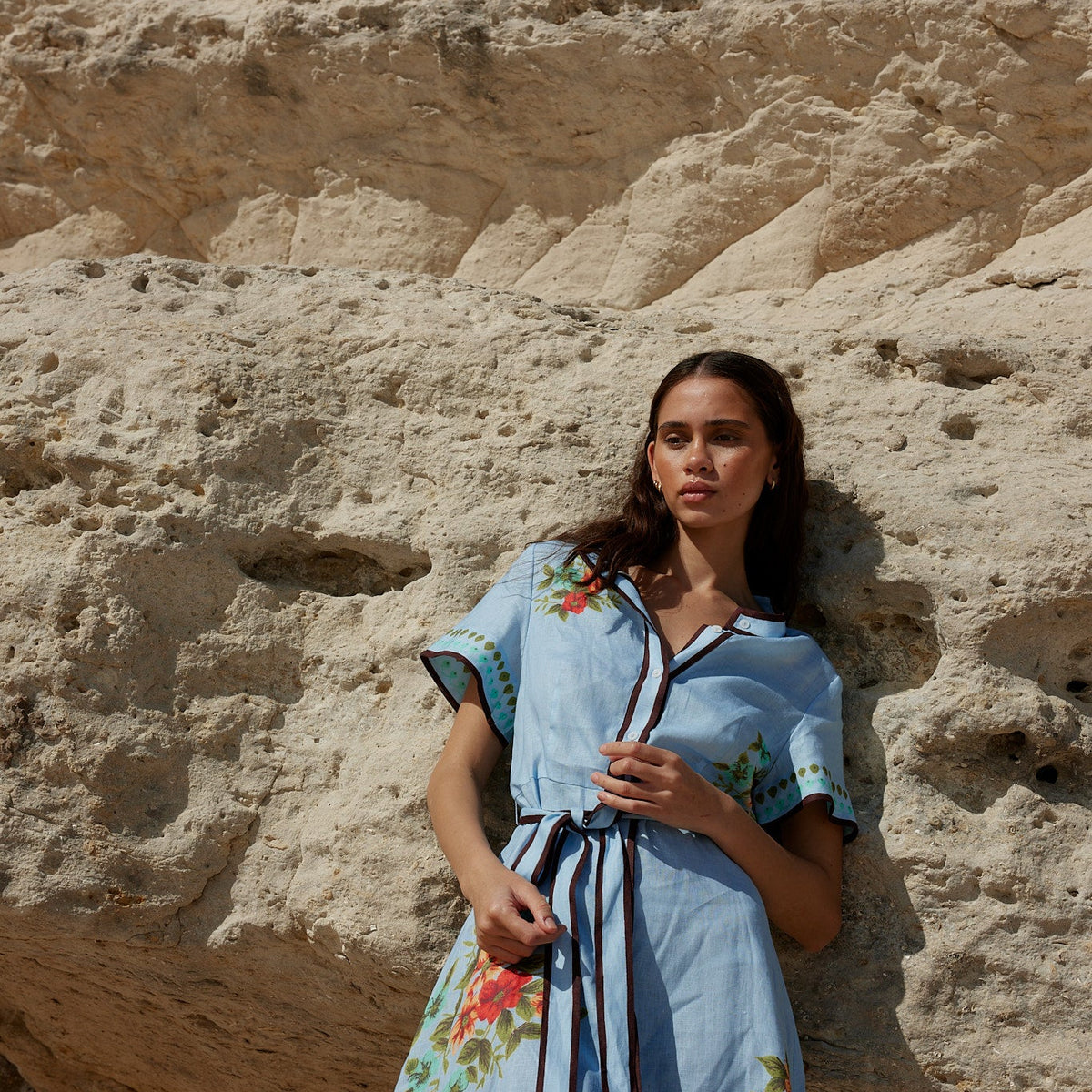 Nami Dress in Pool Bouquet – Nette